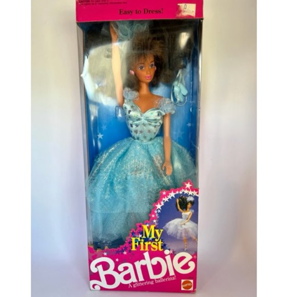 Barbie | Other | Nib 991 My First Barbie Glittering Ballerina 3864 ...